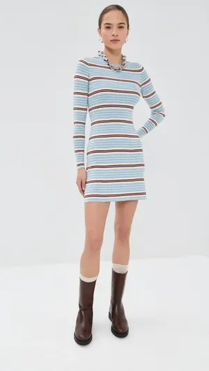 Rabanne Stripe Mini Dress