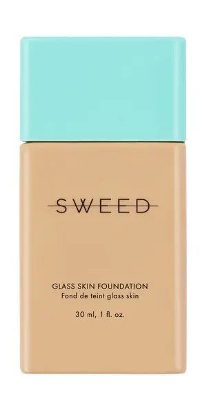 SWEED LASHES Glass Skin Foundation - 12 - Tan To Deep With Neutral To Warm Yellow Undertones