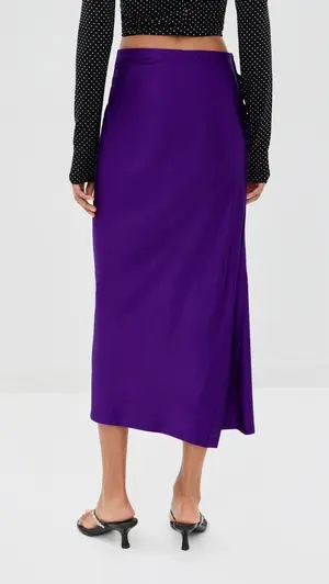 Rabanne Ruched Slinky Jersey Skirt