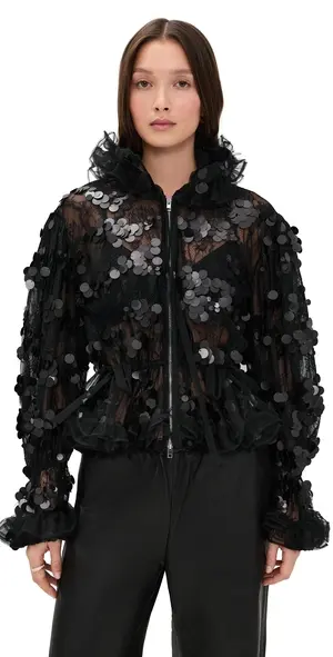 AKNVAS Sofie Sequin Lace Jacket