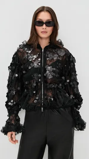 AKNVAS Sofie Sequin Lace Jacket
