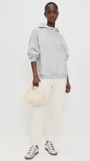 Free People Hooded Pullover With Kangaroo Pocket