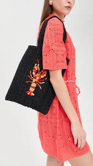 Maria La Rosa Lobster Crochet Tote