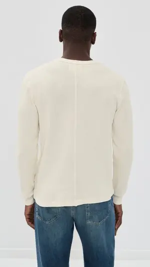 Citizens Of Humanity Waffle Crewneck Tee - Plaster