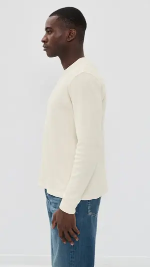 Citizens Of Humanity Waffle Crewneck Tee - Plaster