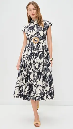 Cara Cara Octavia Printed Midi Dress