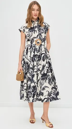 Cara Cara Octavia Printed Midi Dress