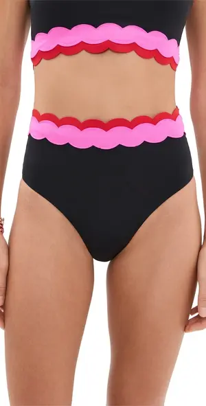 Beach Riot Harriet Bikini Bottom - Electric Wave
