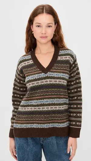 Sea Ciara Fair Isle Knit Sweater