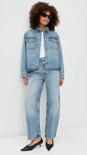 ANINE BING Paxton Denim Shirt