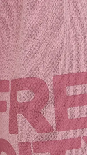 FREECITY Logo Print Sweatpants - Makeup
