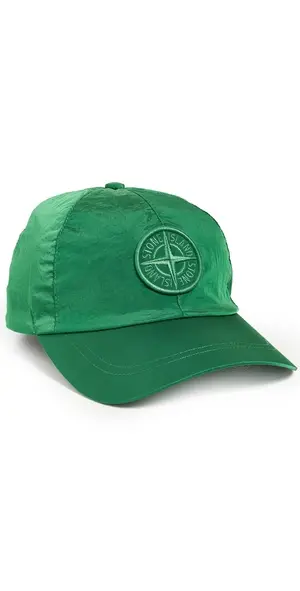 Stone Island Nylon Baseball Cap - Malachite