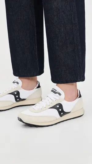 Saucony Jazz 80 Low Top Sneakers - White/black