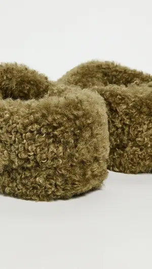 Apparis Misha Bouclette Slippers