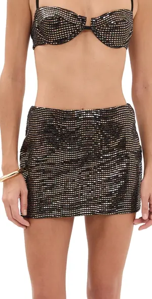 Peixoto Sequin Mini Skirt
