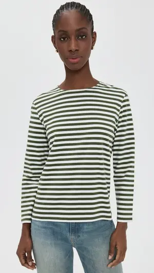 Denimist Long Sleeve Boat Neck T-shirt