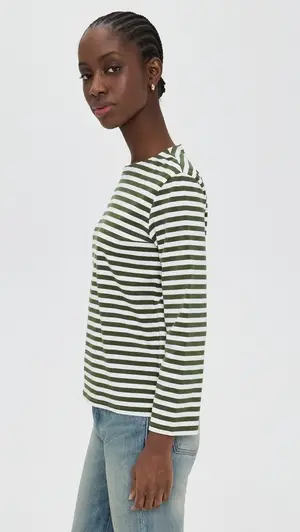 Denimist Long Sleeve Boat Neck T-shirt