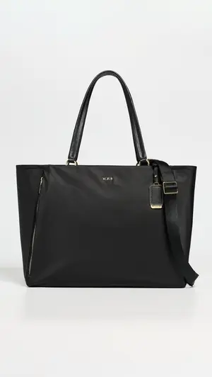 Tumi Large Tote - Black/gold