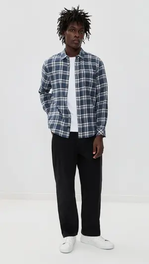 Rails Lennox Plaid Flannel Top