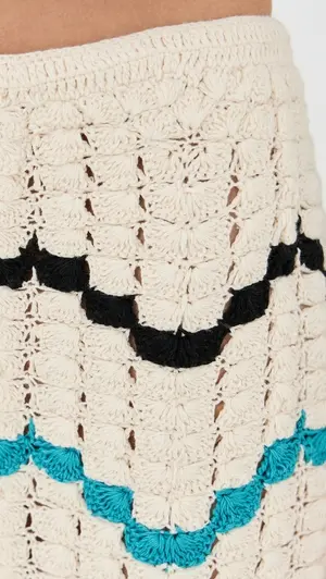 Escvdo Safi Crochet Skirt