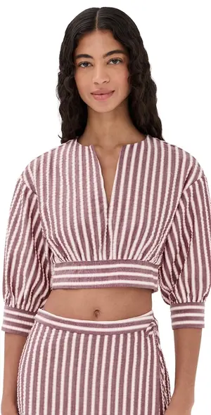 Simkhai Cropped Blouses