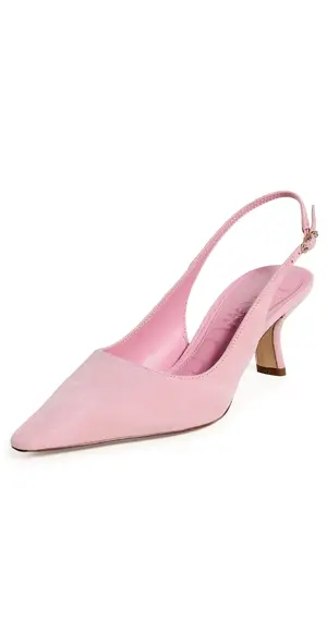 Sam Edelman Bianka Slingback Sandal - Primrose Pink Suede
