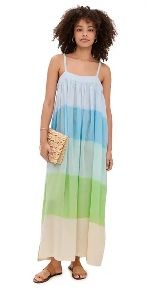 LEMLEM Eda Stripe Maxi Dress