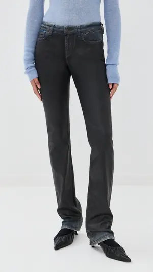 Acne Studios Stretch Leather Finish Pants