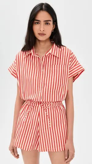 Faithfull The Brand Zion Striped Jumpsuit