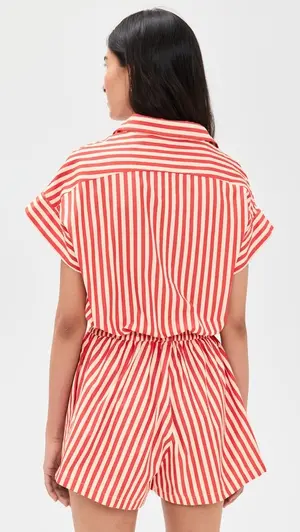 Faithfull The Brand Zion Striped Jumpsuit