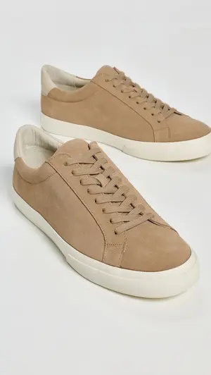 Vince Fulton Suede Sneakers - New Camel/moonlight