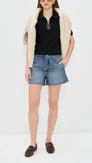 Rag & Bone Rb Miramar Terry Walking Shorts - Morse