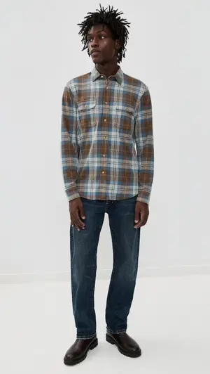 Faherty Brand Legend Flannel-inspired Shirt