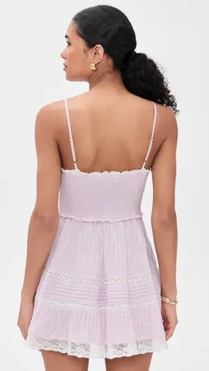 LoveShackFancy Krista Mini Dress