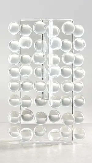 TIZO DESIGN Large Crystals Glass Tall Vase