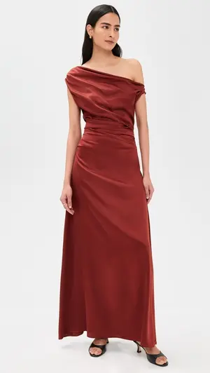 Staud Phare Silk Maxi Dress
