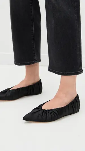 LOEFFLER RANDALL Lane Smocked Ballet Flats
