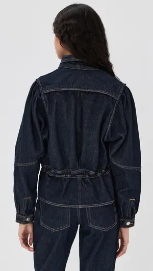 Isabel Marant Dolie Denim Jacket - Dark Midnight