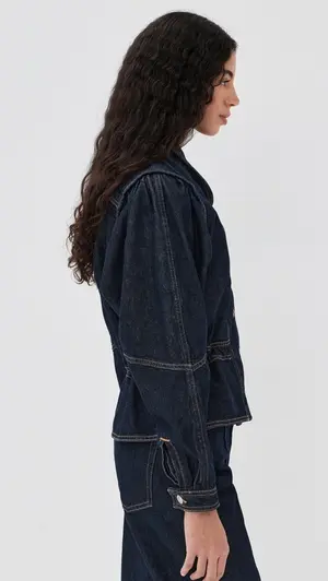 Isabel Marant Dolie Denim Jacket - Dark Midnight