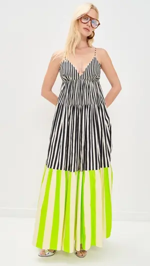 SIMONMILLER Romi Poplin Maxi Dress