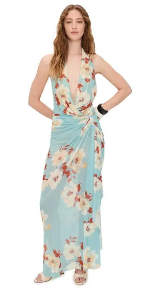 Bec & Bridge Calliope Drape Maxi Dress