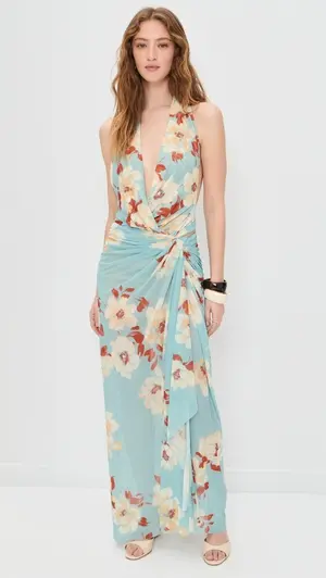 Bec & Bridge Calliope Drape Maxi Dress