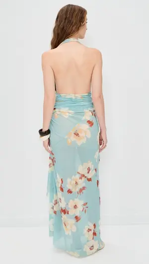 Bec & Bridge Calliope Drape Maxi Dress