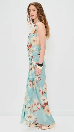 Bec & Bridge Calliope Drape Maxi Dress