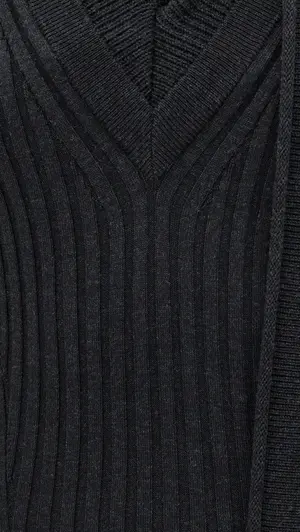 AISLING CAMPS Ribbed Knit Scarf Dress