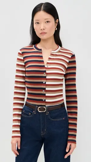 Veronica Beard Long Sleeve Dilia Top