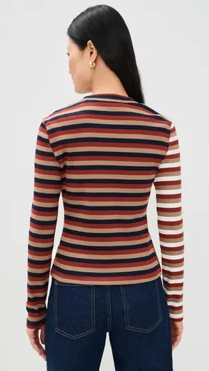 Veronica Beard Long Sleeve Dilia Top