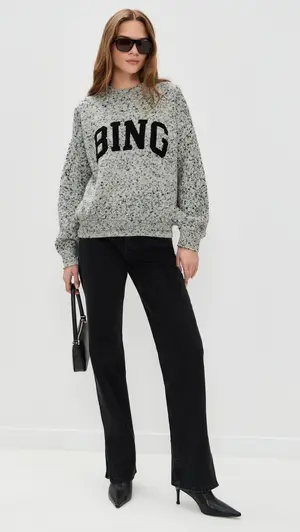 ANINE BING Sydney Crew Sweater