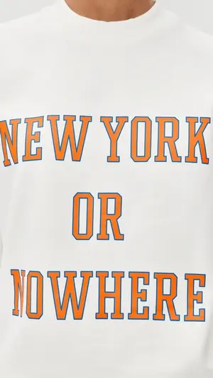 NEW YORK OR NOWHERE Knicks Classic Crewneck