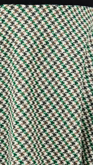 LA LIGNE Houndstooth Bubble Skirt